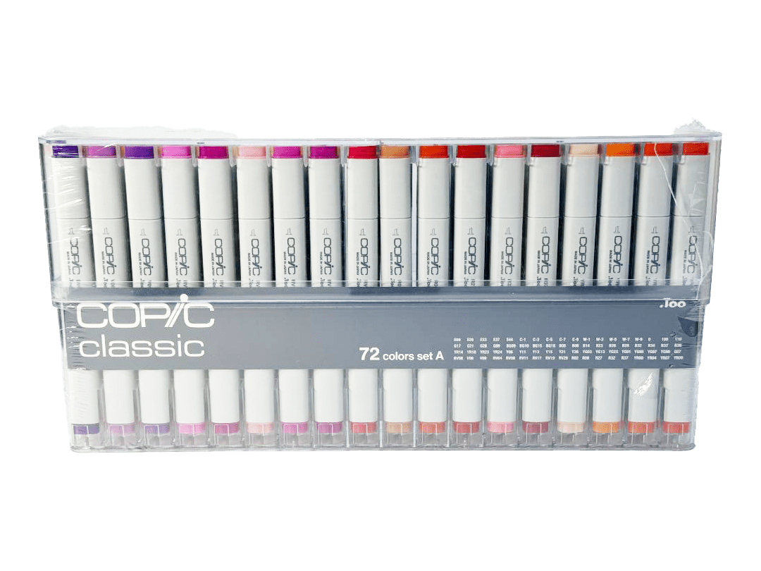 Copic Classic 72-color set A – WAFUU JAPAN