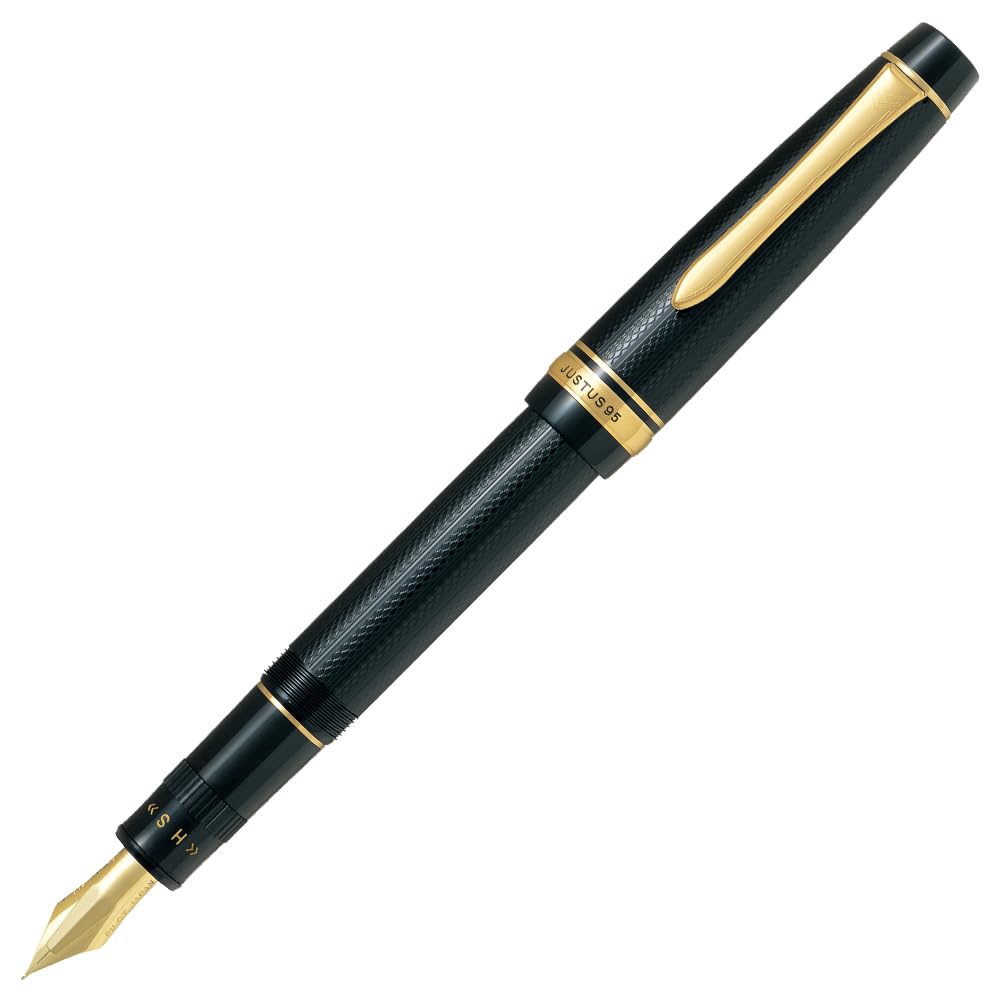 PILOT Justus 95 Fountain Pen Fine Medium Nib Black – WAFUU JAPAN