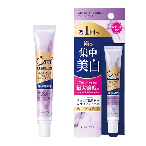 선스타 Ora2 프리미엄 클렌징 페이스트 화이트닝 치약 아로마 민트 17g – WAFUU JAPAN