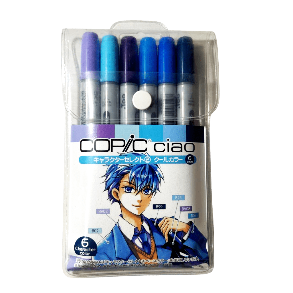 Copic Ciao 6-pack Character Select 2 Cool Color – WAFUU JAPAN