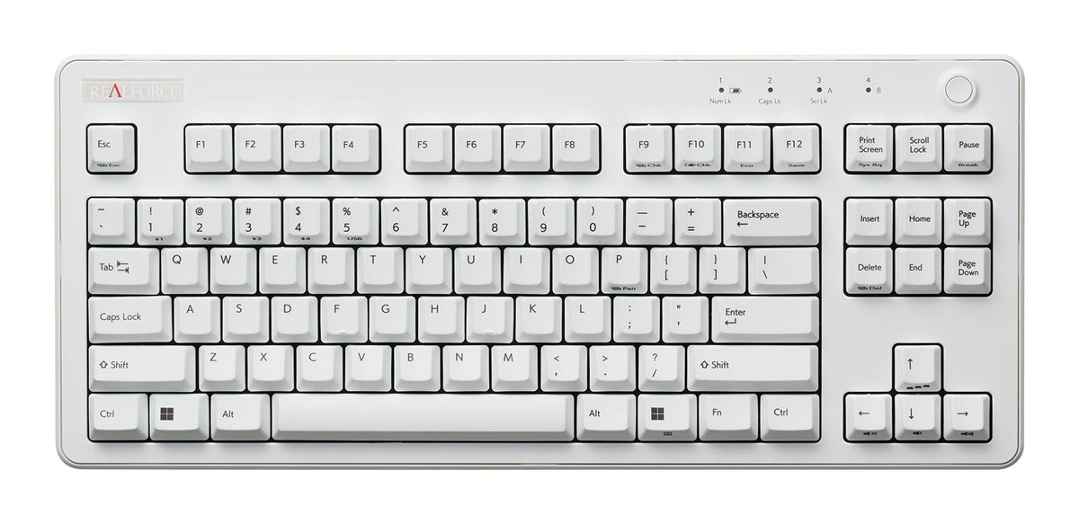 REALFORCE R3 Keyboard Hybrid Tenkeyless 45g English Array White R3HD21 ...