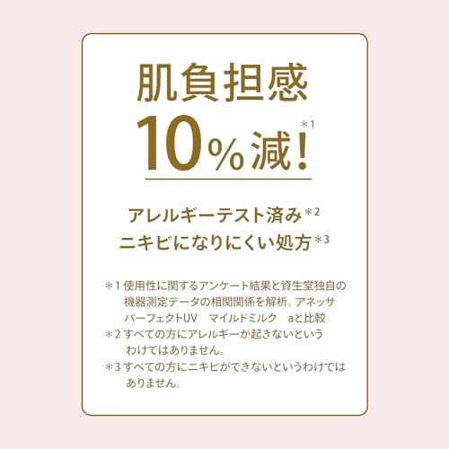 시세이도 아네사 퍼펙트 Uv 마일드 밀크 Na 60ml Wafuu Japan