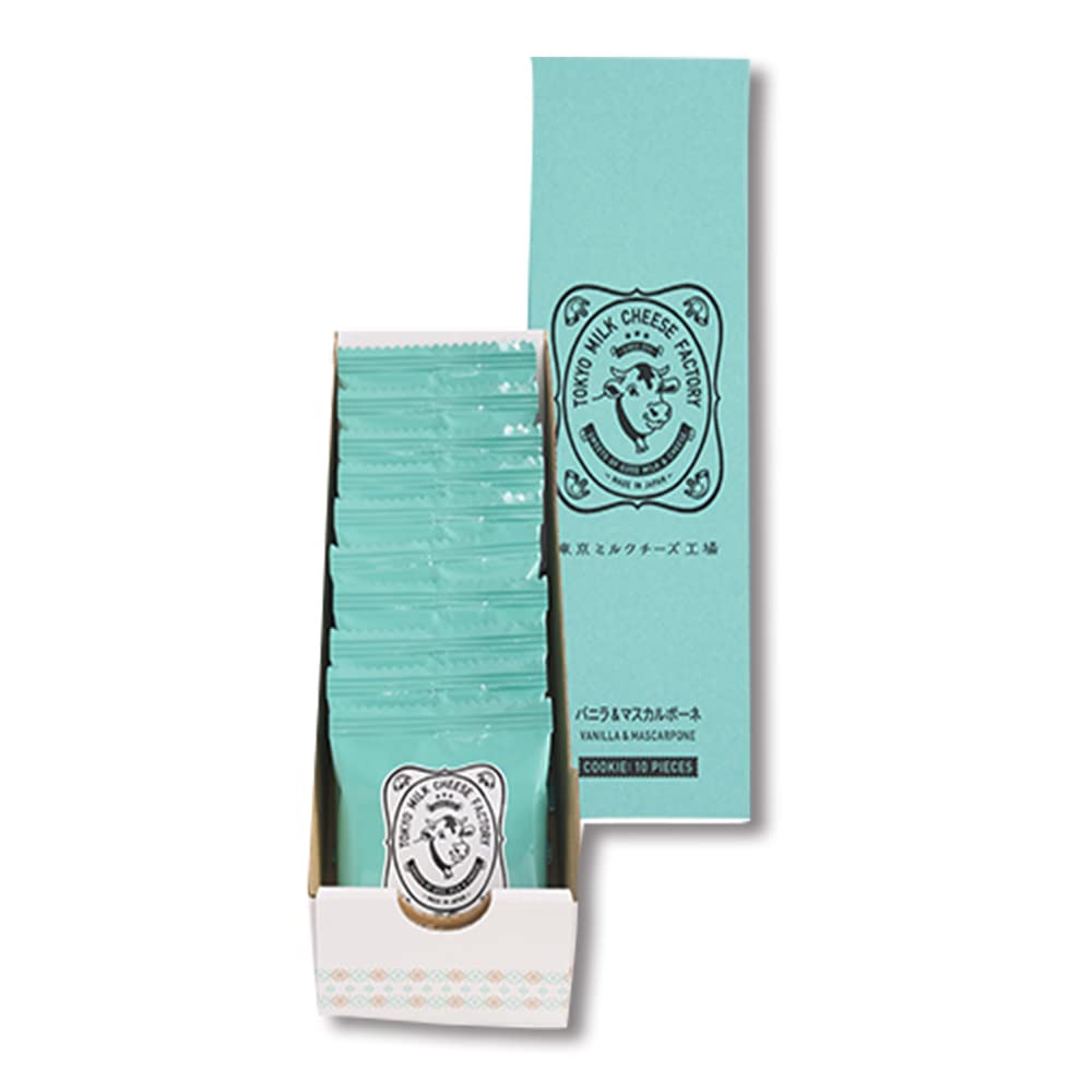 Tokyo Milk Cheese Factory Vanilla & Mascarpone Cookies 10pcs – WAFUU JAPAN