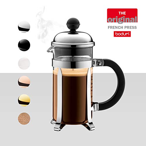 BODUM CHAMBORD Chambord French Press Coffee Maker 350ml Silver 1923-16 ...