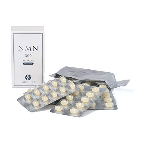 MIRAI LAB NMN + Omega 3 (60 capsules) Health Supplement Aging Care Sup ...